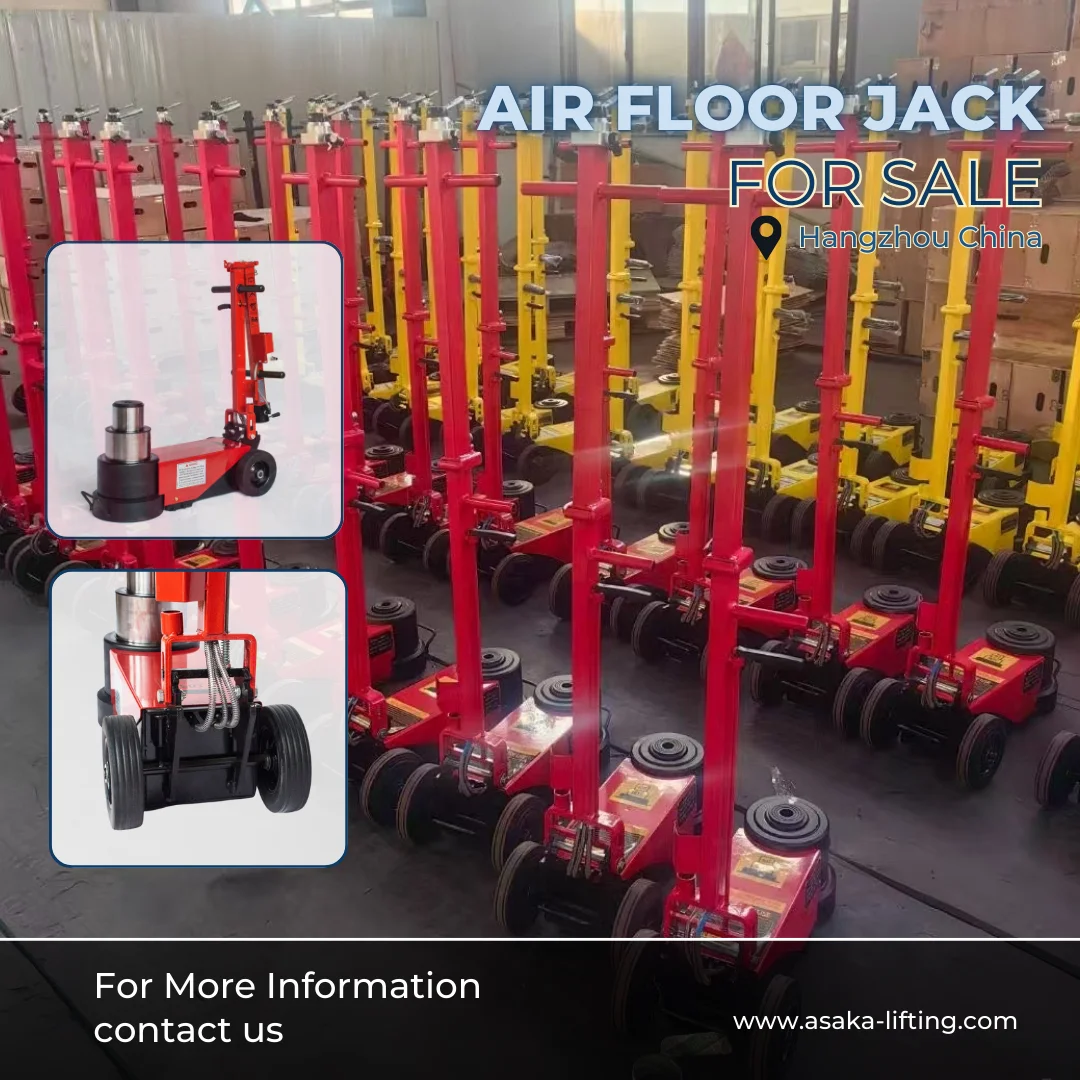 ASAKA 50Ton Hydraulic Quick Jack Fold Arm Pneumatic Air Floor Jack for ...