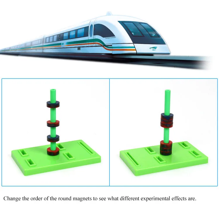 Kids Toy Teaching Resources Horseshoe Compass Magnets Set Diy Science ...