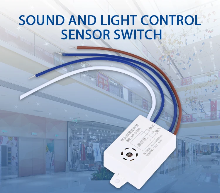 Hot Sale 220v Sound Control Sensor Module 40w Led Smart Light Sensor ...