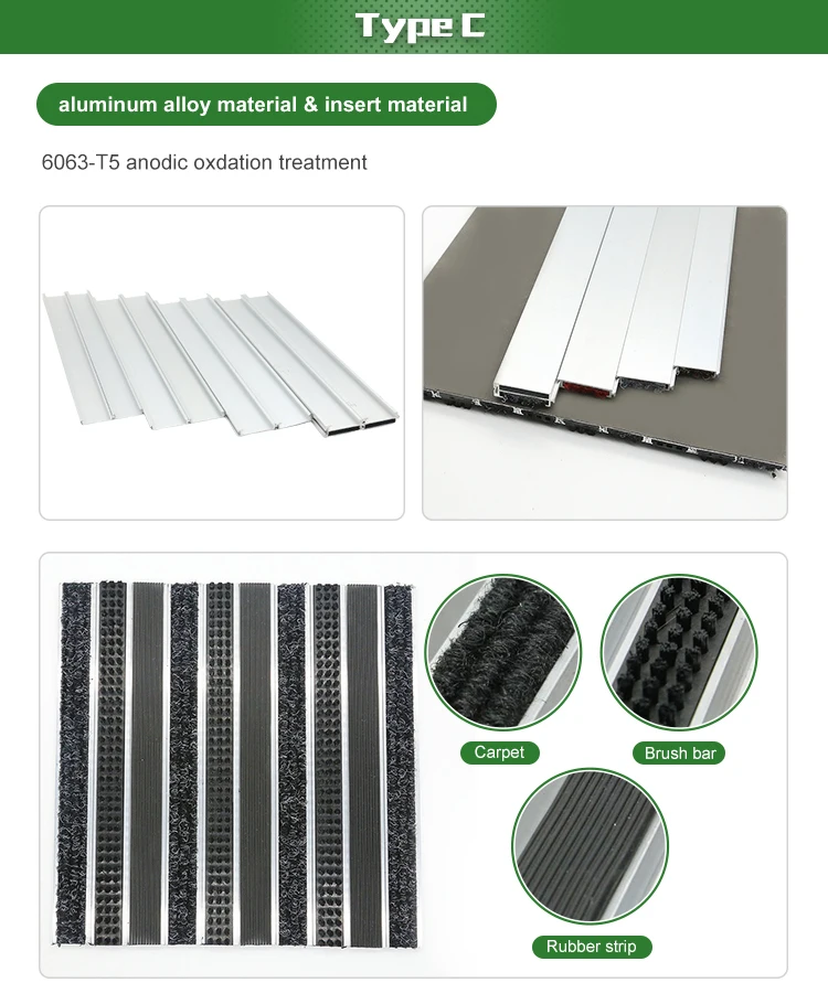 Wholesale Aluminium Alloy Commercial Floor Mat - Buy High Quality ...