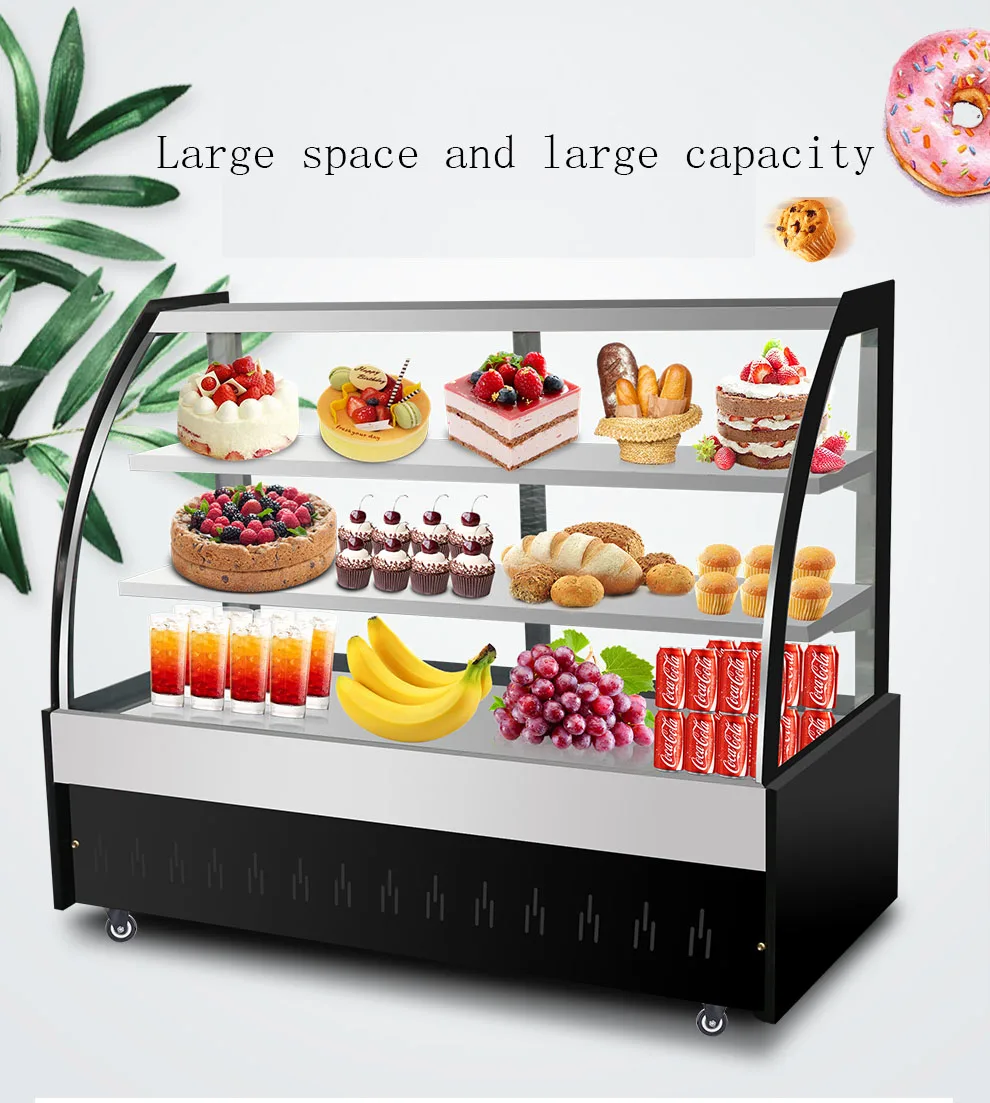 Cake Display Freezer - Efficient Ice Cream Showcase Warmer