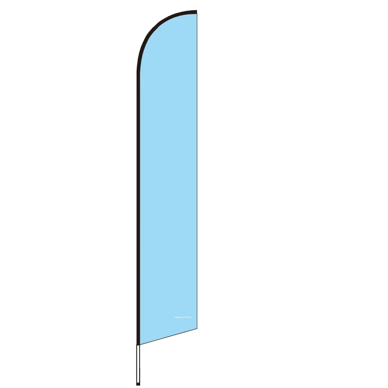 2.8m Custom Feather Flags - Ideal for Outdoor Advertising