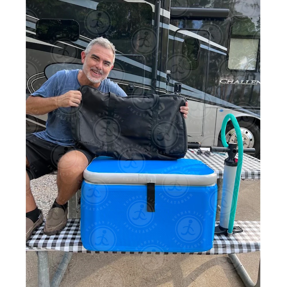 Pvc Big Size Inflatable Drop Stitch Food Storage Bag Ice Chest Bucket ...