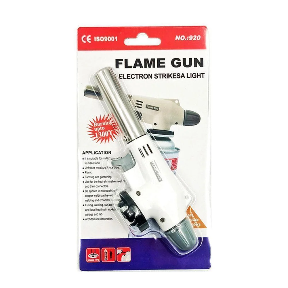 Barbecue Flamethrower Flame Gun Camping Gas Cooking Torch Burner ...