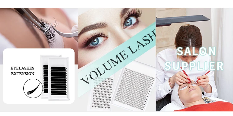 Wholesale Clover Lash Extensions - Ultra Deep Black C D Curl