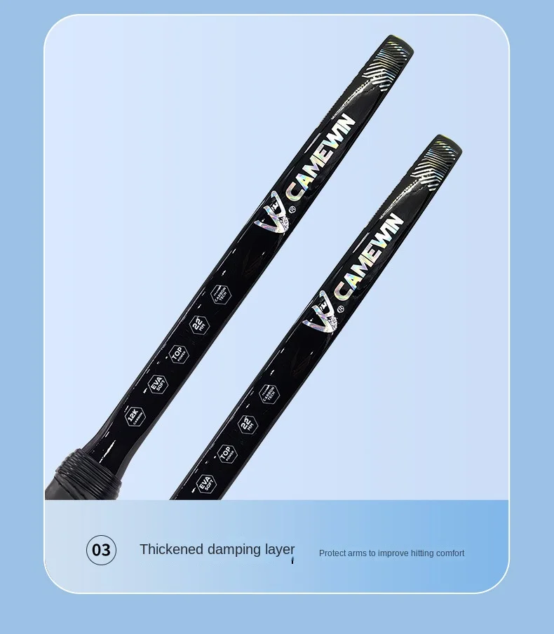 E4049 Thin Section Beach Racquet With Big Blade 12k Carbon Fiber Strong ...