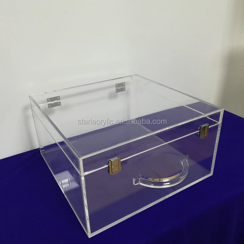 Customized Clear Acrylic Lucite Suitcase - Unique Design