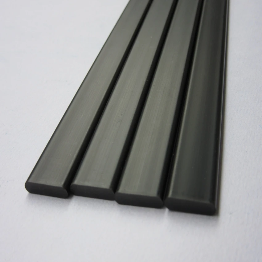 Black Color PVC Vinyl Plastic Hard PVC Strip Flat Width 15mm, 4mm ...