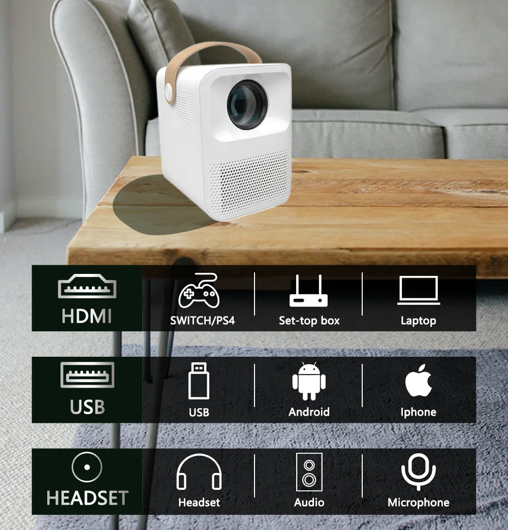 Cre Cr35 Mini Android Wifi Native Hd 4k 3d Led Lcd Outdoor Portable ...