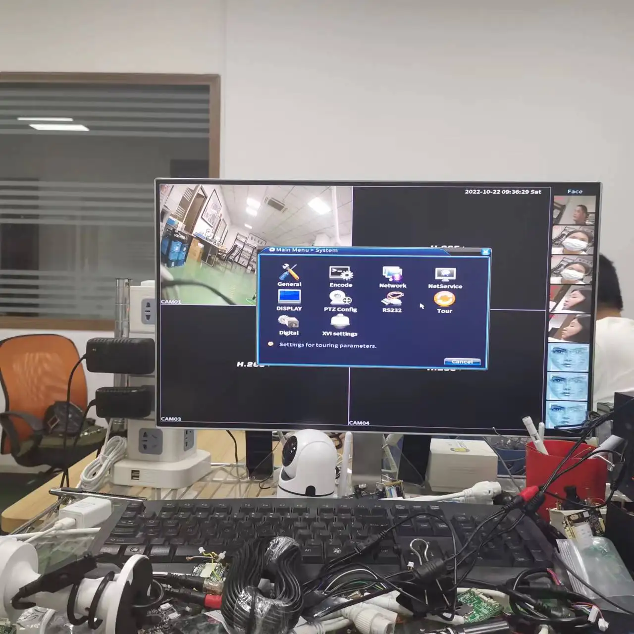 XMEYE 4CH DVR CCTV System H.265 Recording Digital Video Recorder Human ...