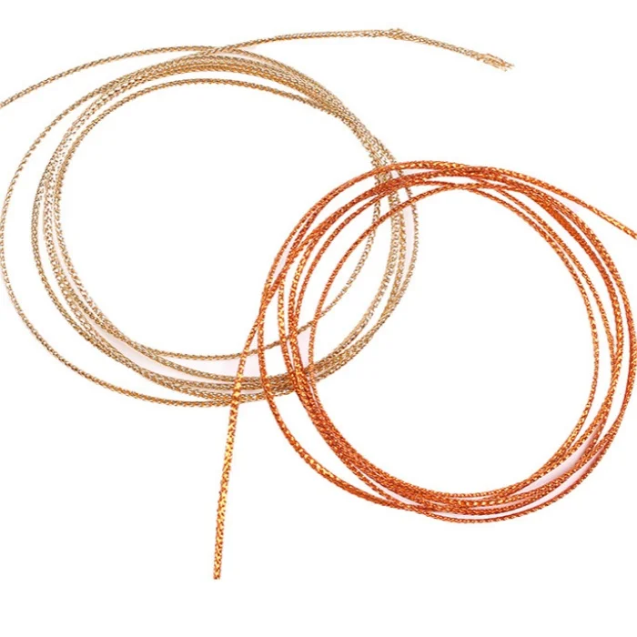 1.5mm Gold and Silver Wire Hang Tag Thread DIY Handmade Decorative Gift ...