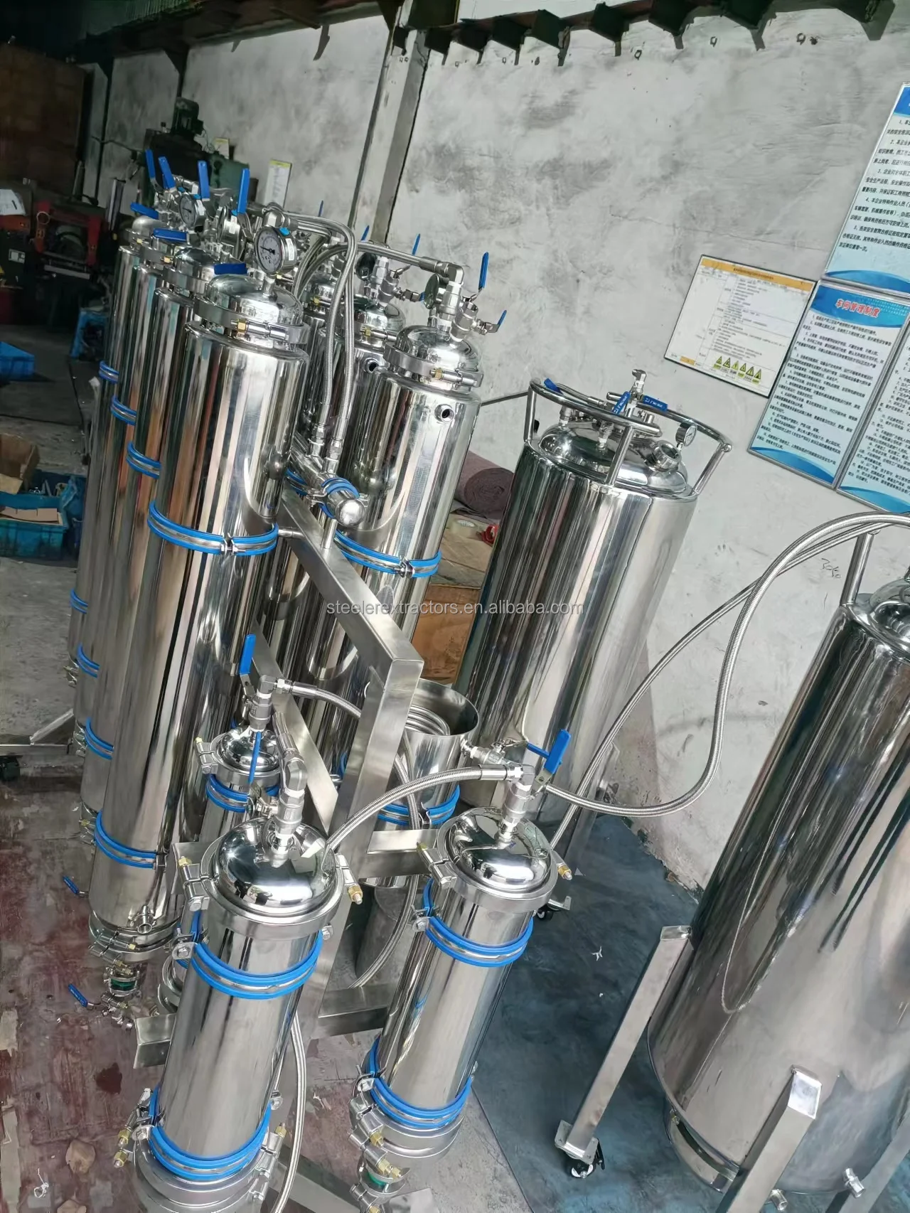 80 lb Active Butane Extraction Equipment Machine Closed-loop Closed ...