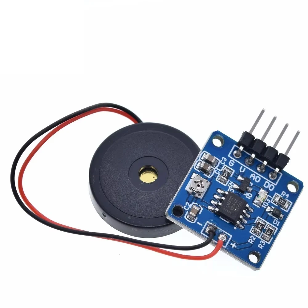 Piezoelectric shock tap sensor Vibration switch module piezoelectric ...