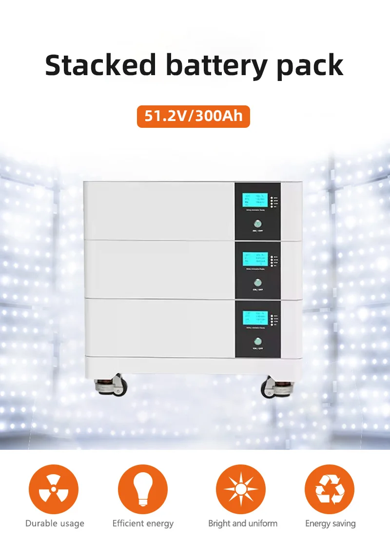 Stackable Energy Storage Battery 48V 51.2V 100Ah 200Ah 300Ah 400Ah 5Kw 10Kw 15Kw 20Kwh Off ...