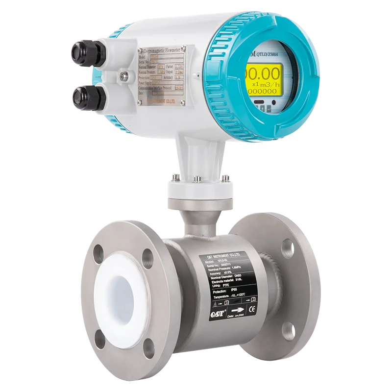 RS485 Modbus RTU Profibus Water Flowmeter Electromagnetic Flow Meter ...