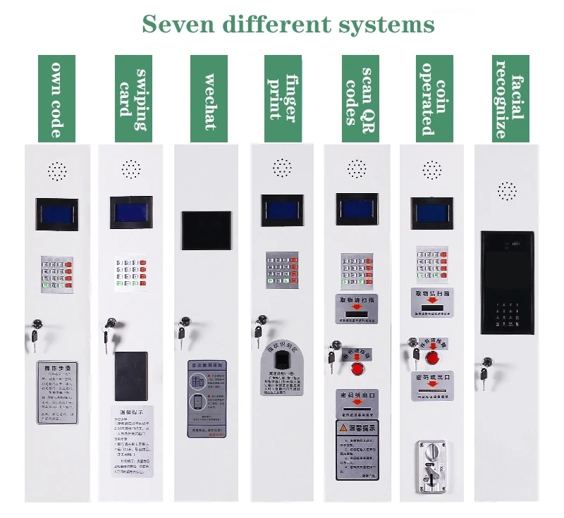 Barcode QR Code Electronic Outdoor Storage Cabinet
