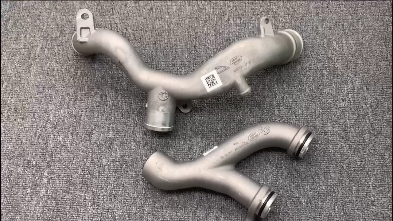 Aluminum Engine Coolant Pipe Lr090630 Lr092992 For Land Rover Defender ...
