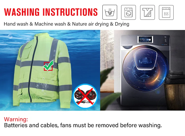 High Visibility Air Conditioning Clothes for Summer Work