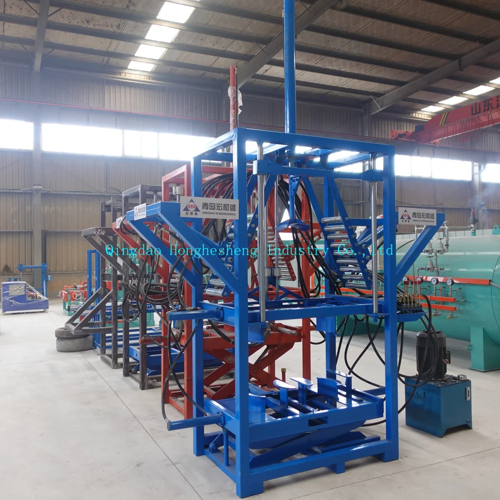 Hydraulic Tire Doubling Machine/ Tire Opener /Tire Loader for Waste ...