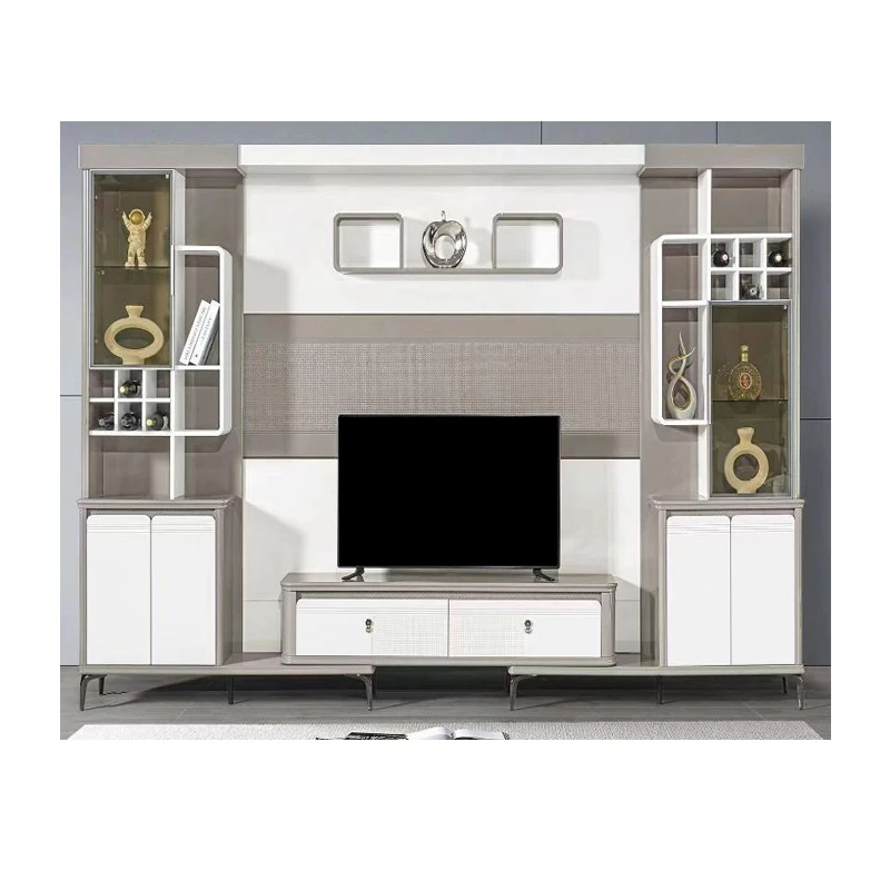 Modern Wall-Mounted TV Station Cabinet Multi-Functional Household ...