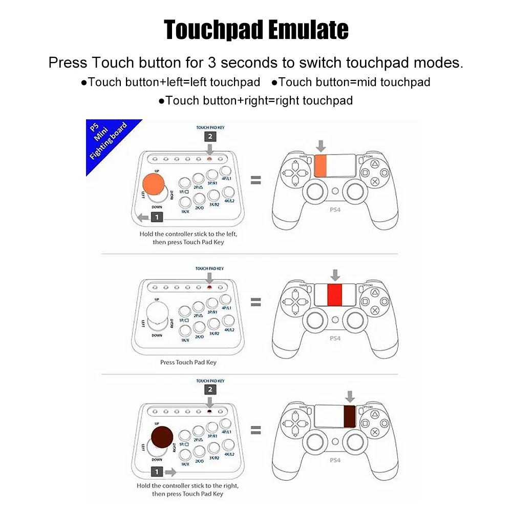 Mini Hitbox Pcb Arcade Brook P5 Mini Fighting Board Leverless ...
