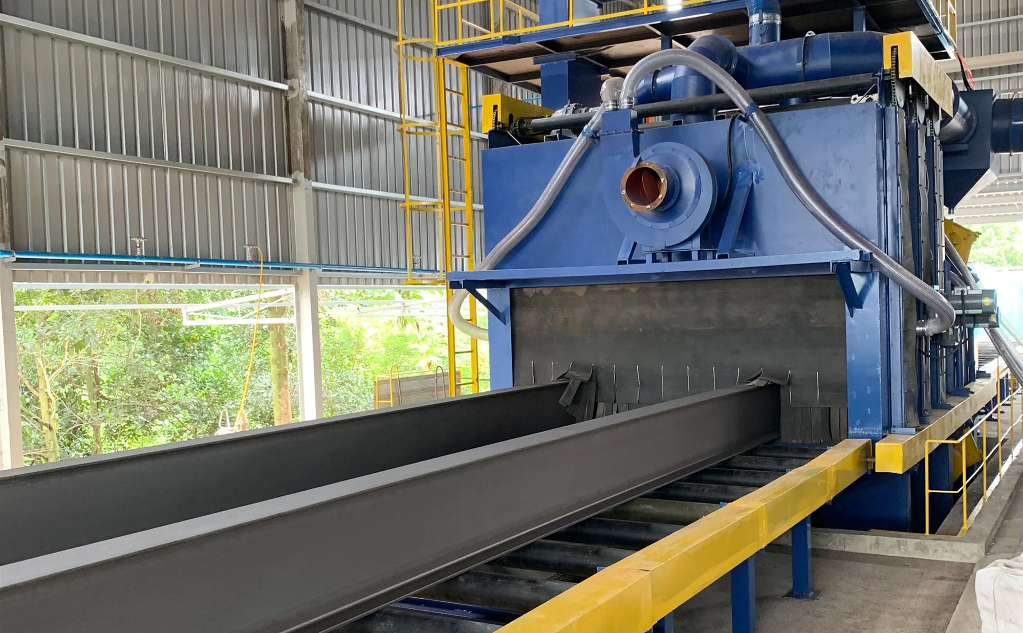 Metal Blasting Machine for Steel Sections Cleaning Rust Remove| Alibaba.com