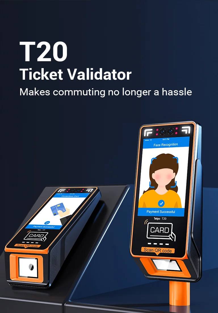 Telpo T20 - Electronic Validators for Automated Fare Collection