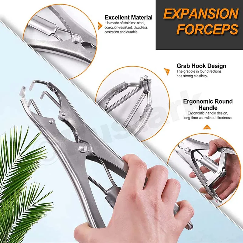 Stainless Steel Castration Band Elastrator - Eco-friendly