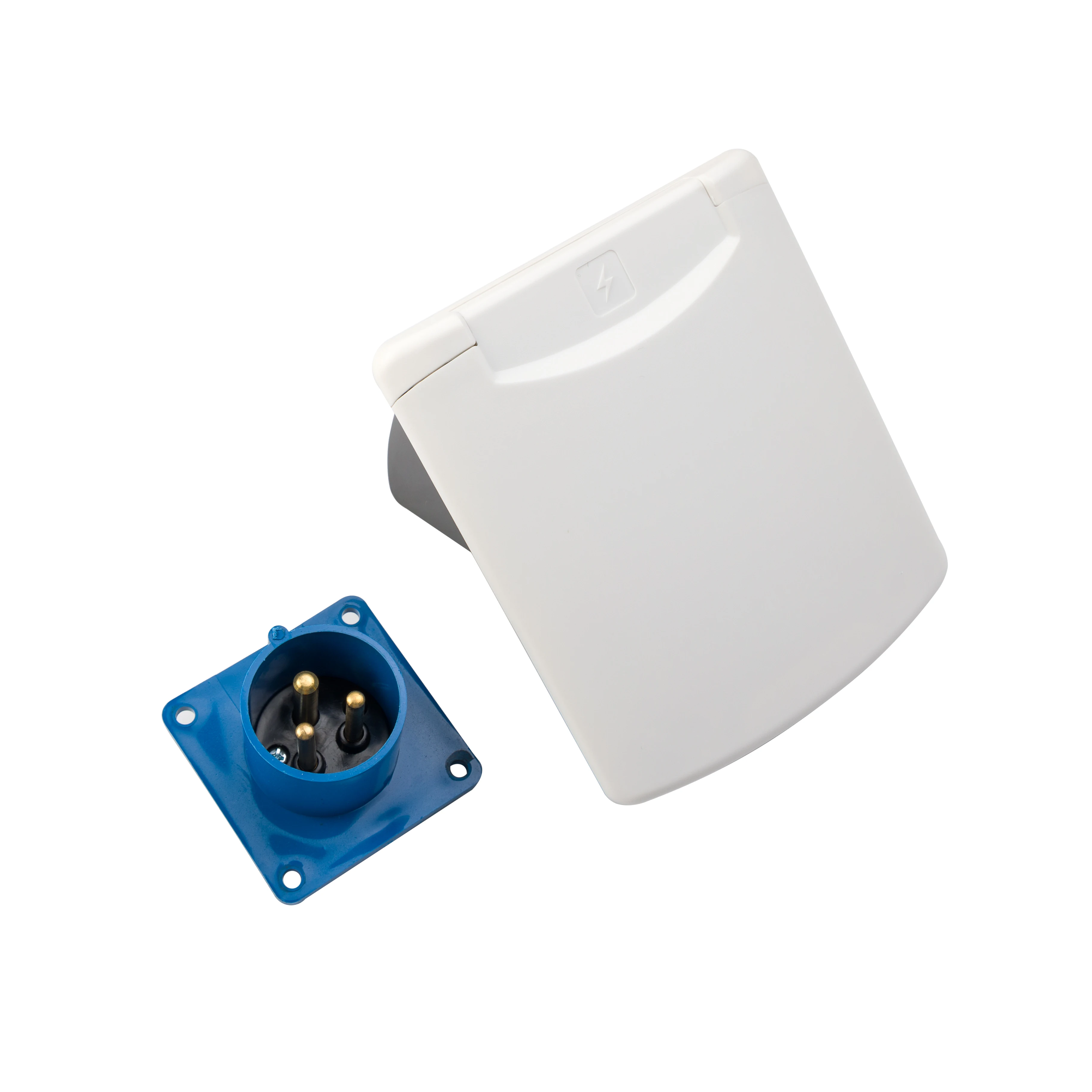 IP44 Waterproof ABS UV Resistance 16A 32A CEE Socket