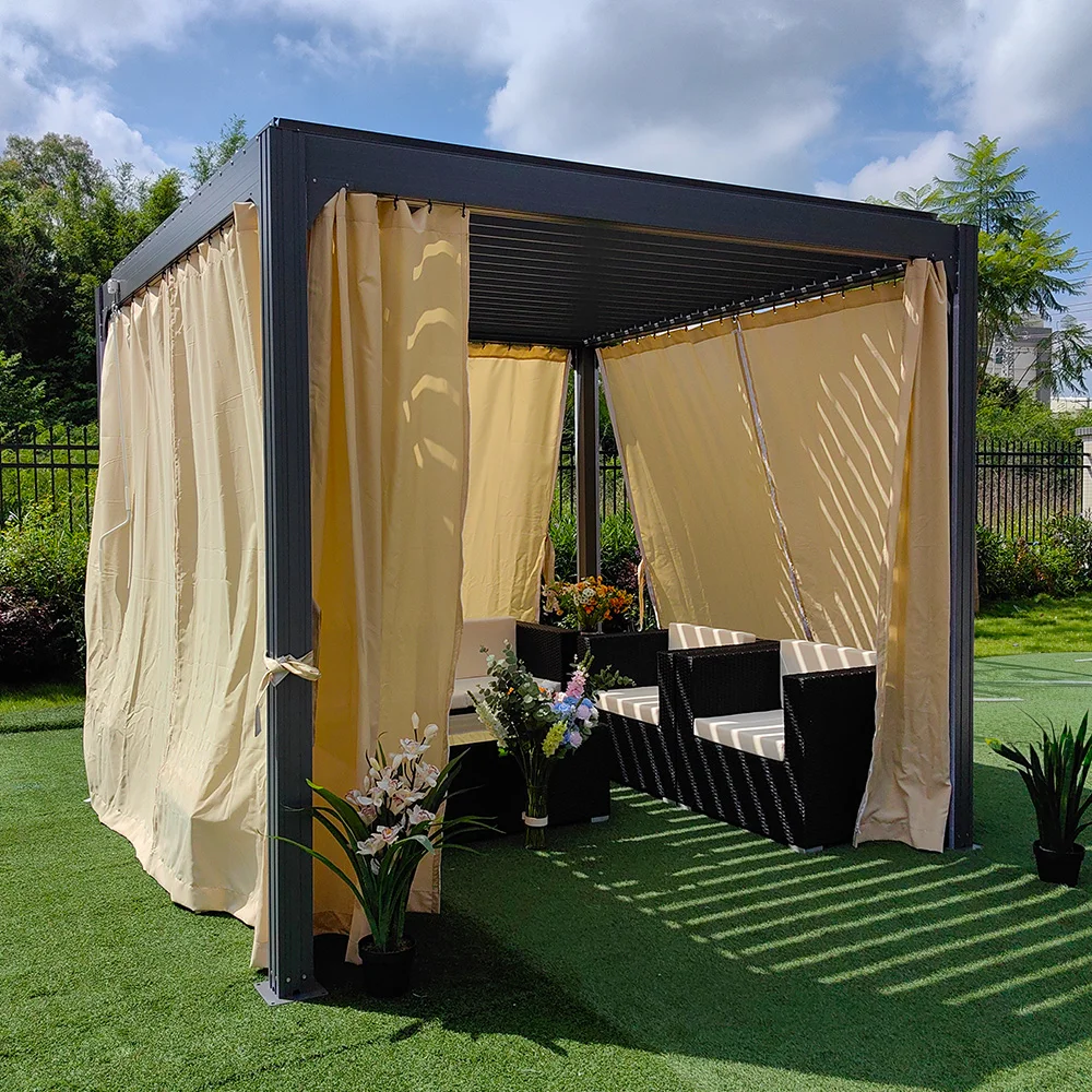 Outdoor Motorized Pergola Awning Systems Pergola Awning Canopy ...