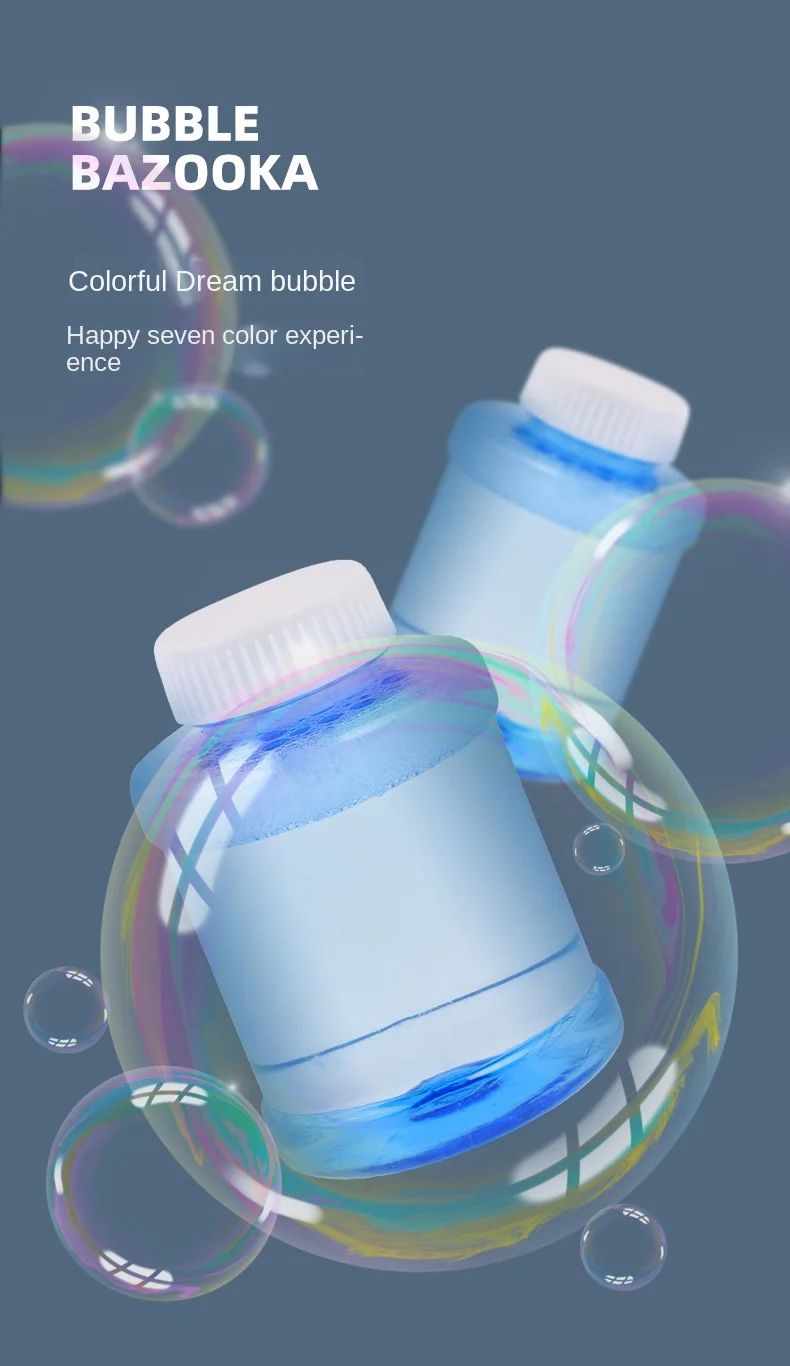 132 Holes Gatling Bubble Gun Machine Soap Bubbles Magic Bubble For ...