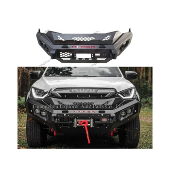 Pick Up Steel Front Bumper For Isuzu Dmax 2020 2021 2022 With Led Light ...