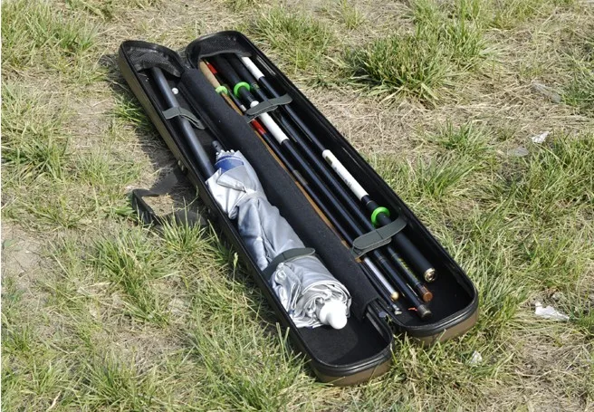 Durable ABS Hard Shell Fishing Rod Bag - Waterproof & Customizable