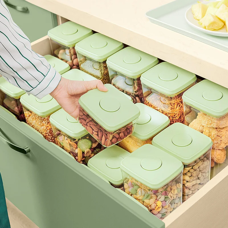 Ankou Airtight Food Container Storage For Kitchen Dry Food Clear ...