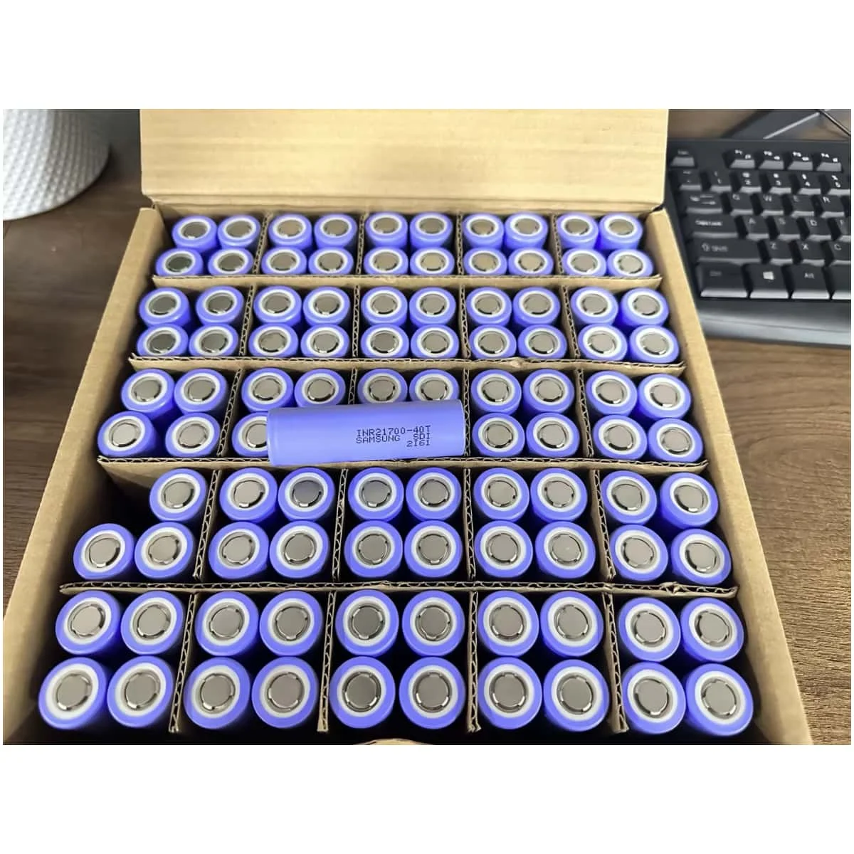 3.7v Ncr21700t 21700 Cylindrical Li-ion Battery 5000mah 18.5wh 3c ...