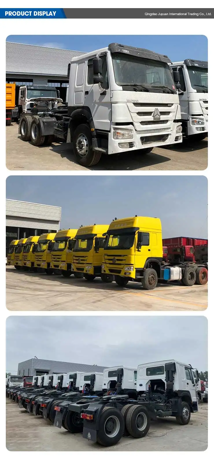 Sinotruk Howo Mechanical Pump Tractor Trucks Heavy Truck Used Tractor ...