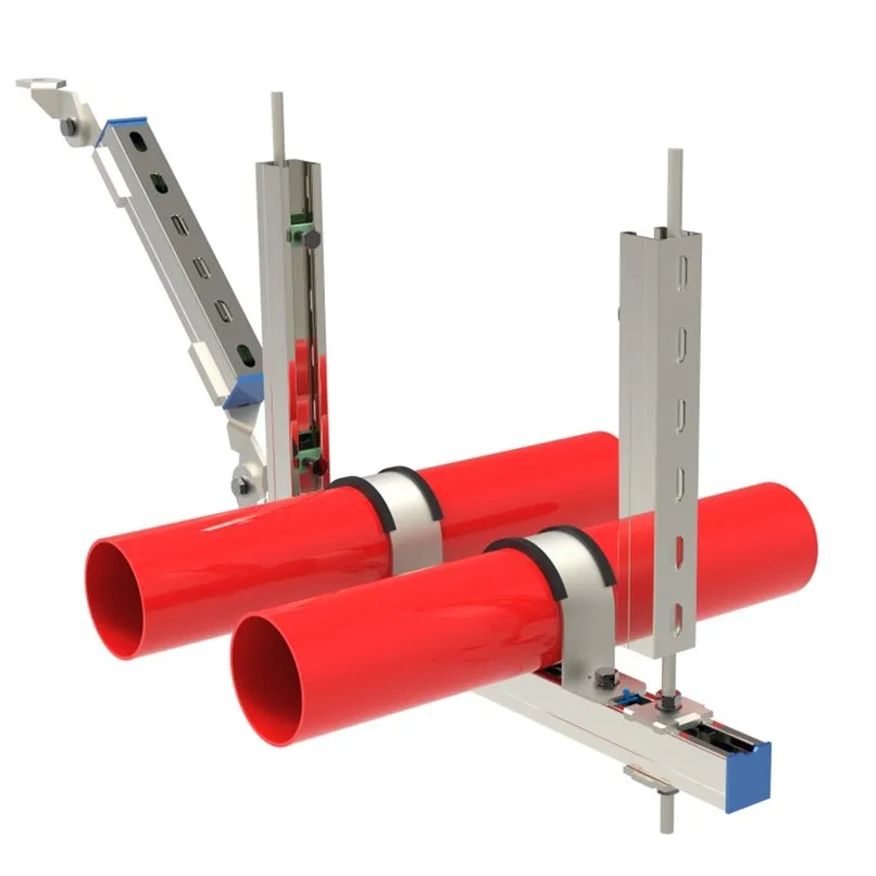 Double tube lateral seismic support is easy to install and industrially ...