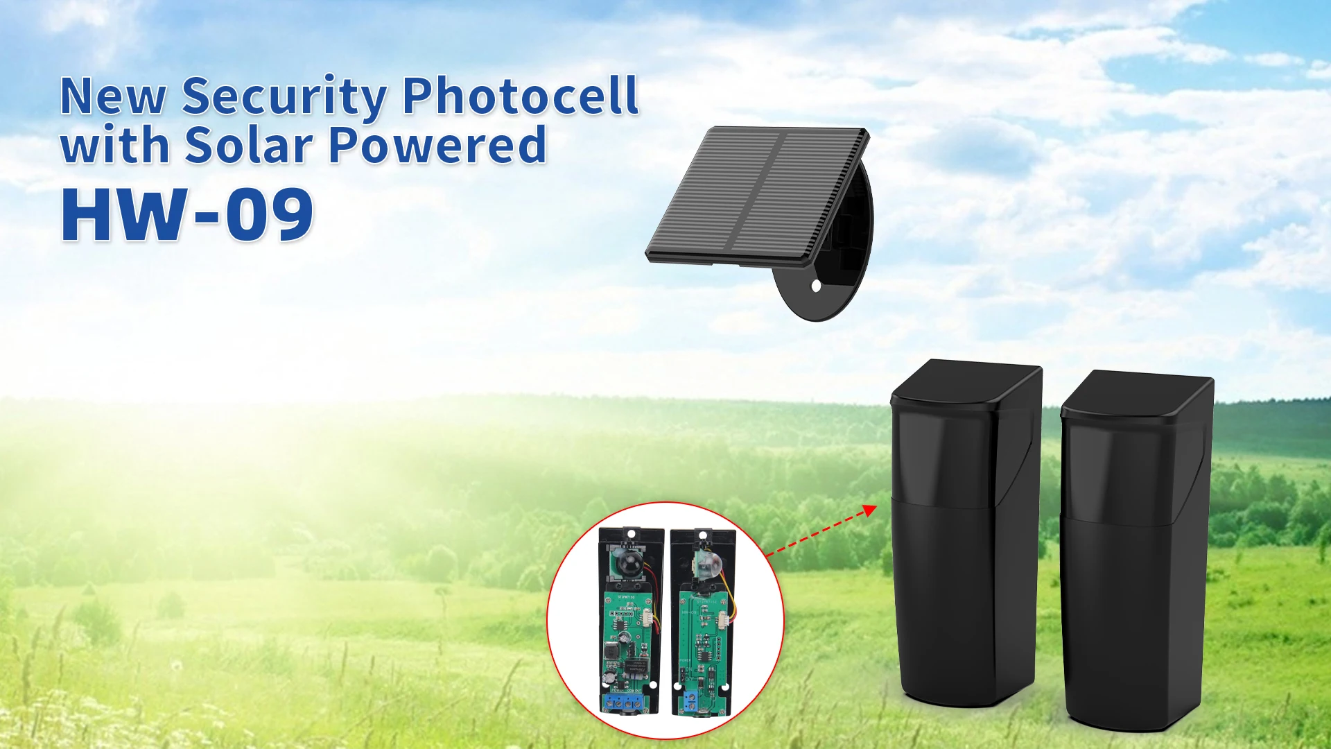 Automatic Sliding Door 24v Dc Voltage Solar Panel Powered Photocell ...