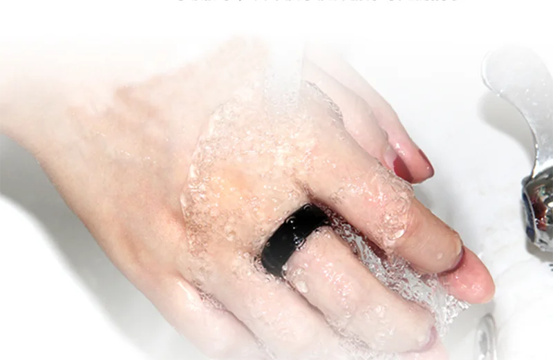 CMRFID-anillo inteligente de cerámica programable para hombre y mujer ...