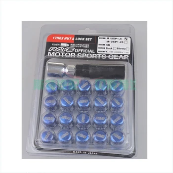 Rays Offical Set Alloy Steel Wheel Nuts 20+1 Set M12x1.5 Wheel Nuts For ...