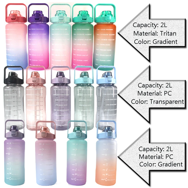 2L Sports Water Bottle - Durable, Eco-Friendly & Customizable