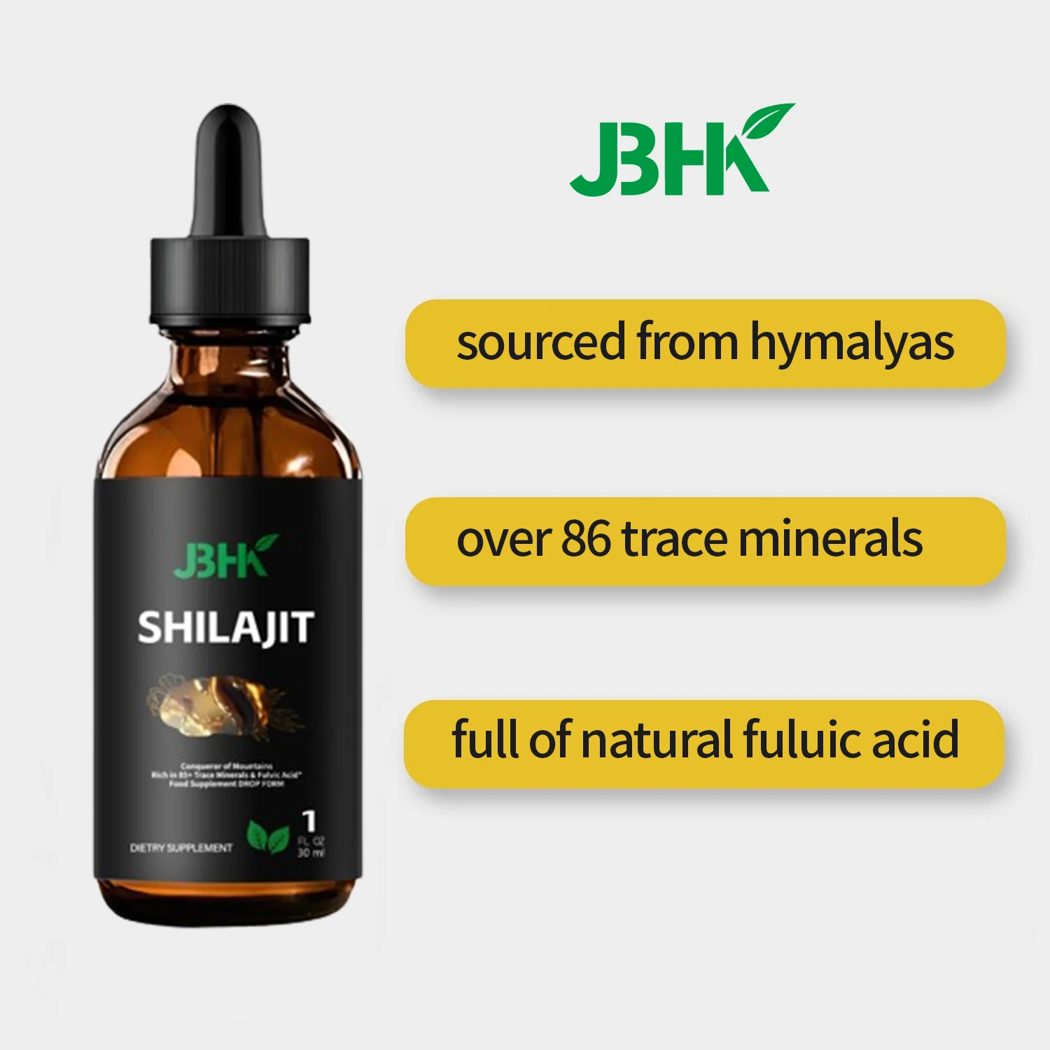 Shilajit Drop Natures Balance Health Dietary Supplement Shilajit Oral ...
