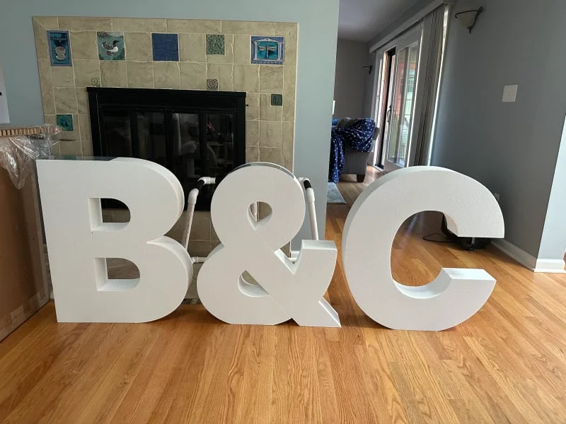 Happy Birthday Standing Large Styrofoam Letters Giant Foam Letters for ...