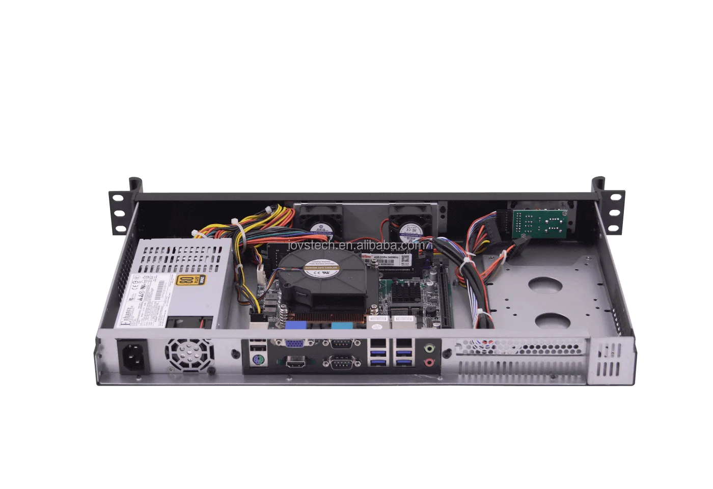 Compact 1U Rack Mount Server Case RX1250 - Iovstech