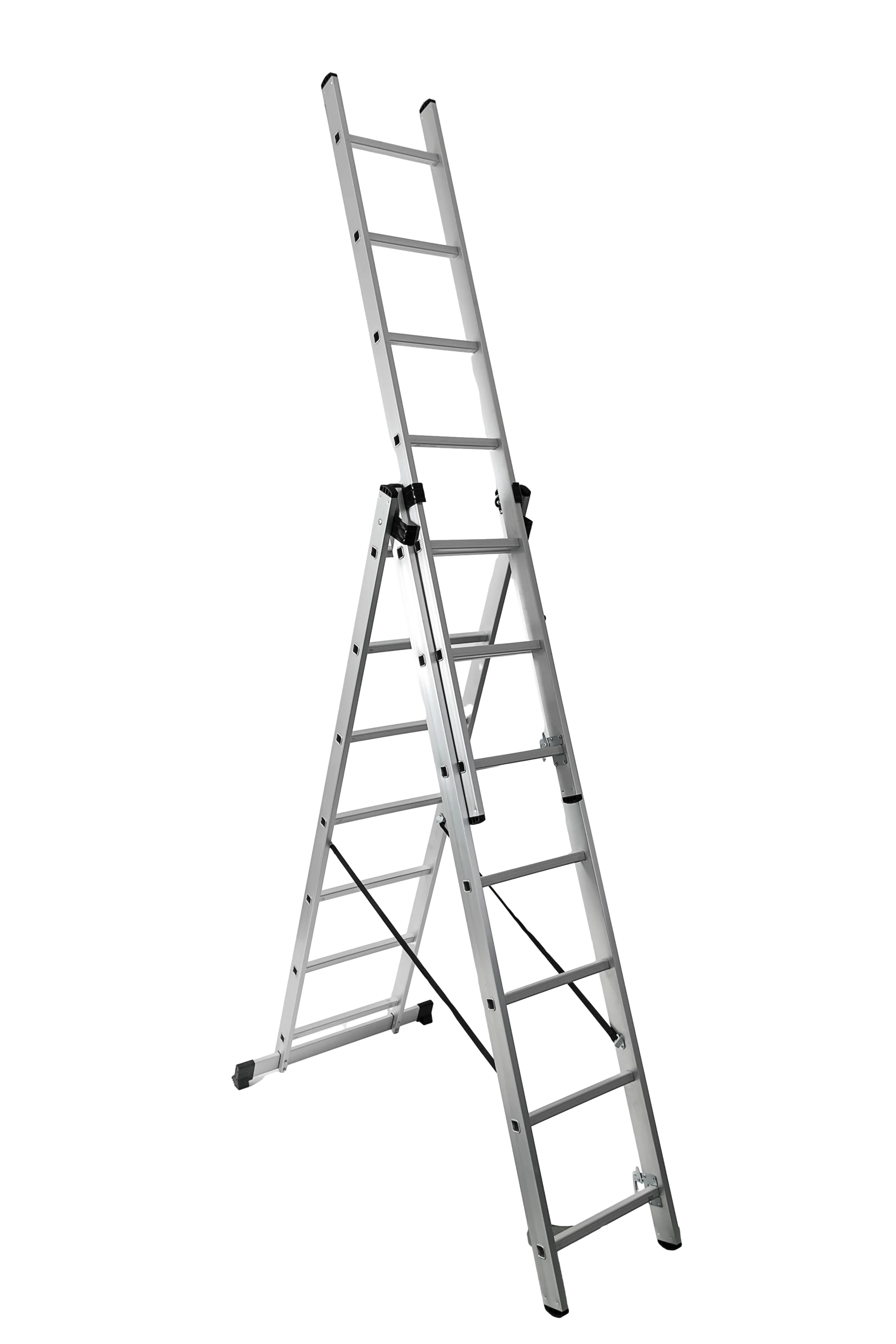 Double Sided Telescopic Ladder Construction Aluminium Used Ladders For ...