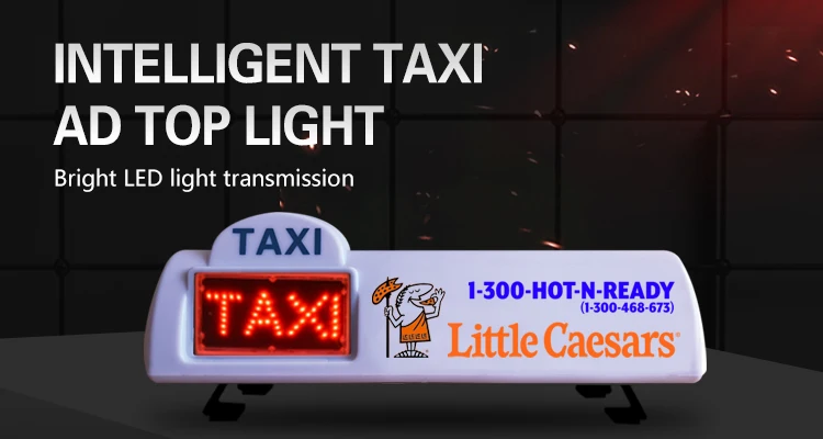 Driving School Top Display Taxi Roof Top Advertising Signs - Buy ...