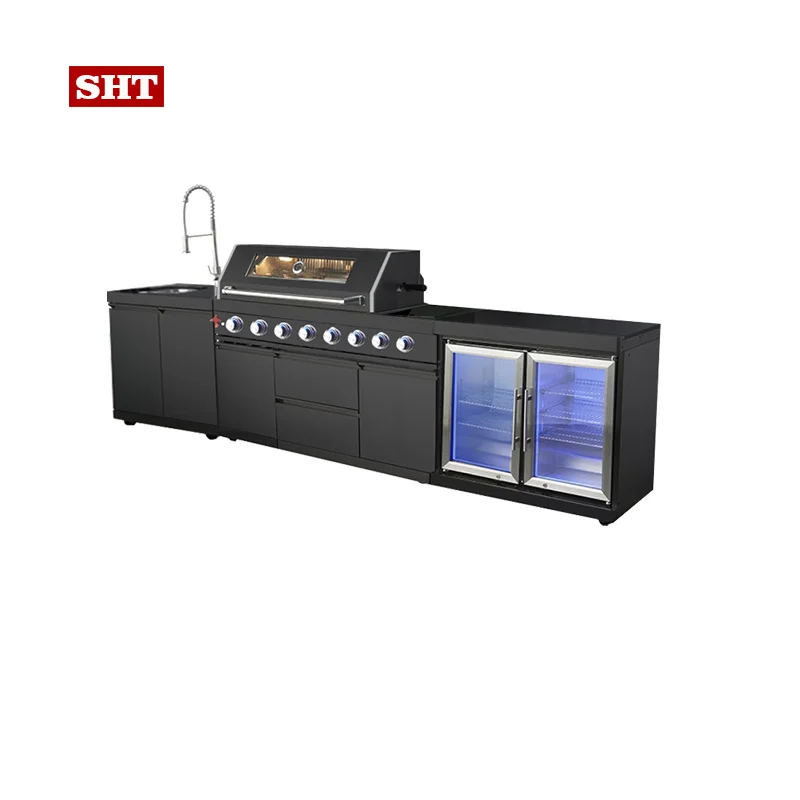 Built In Diy Modular Gas Outdoor Bbq Kitchen| Alibaba.com