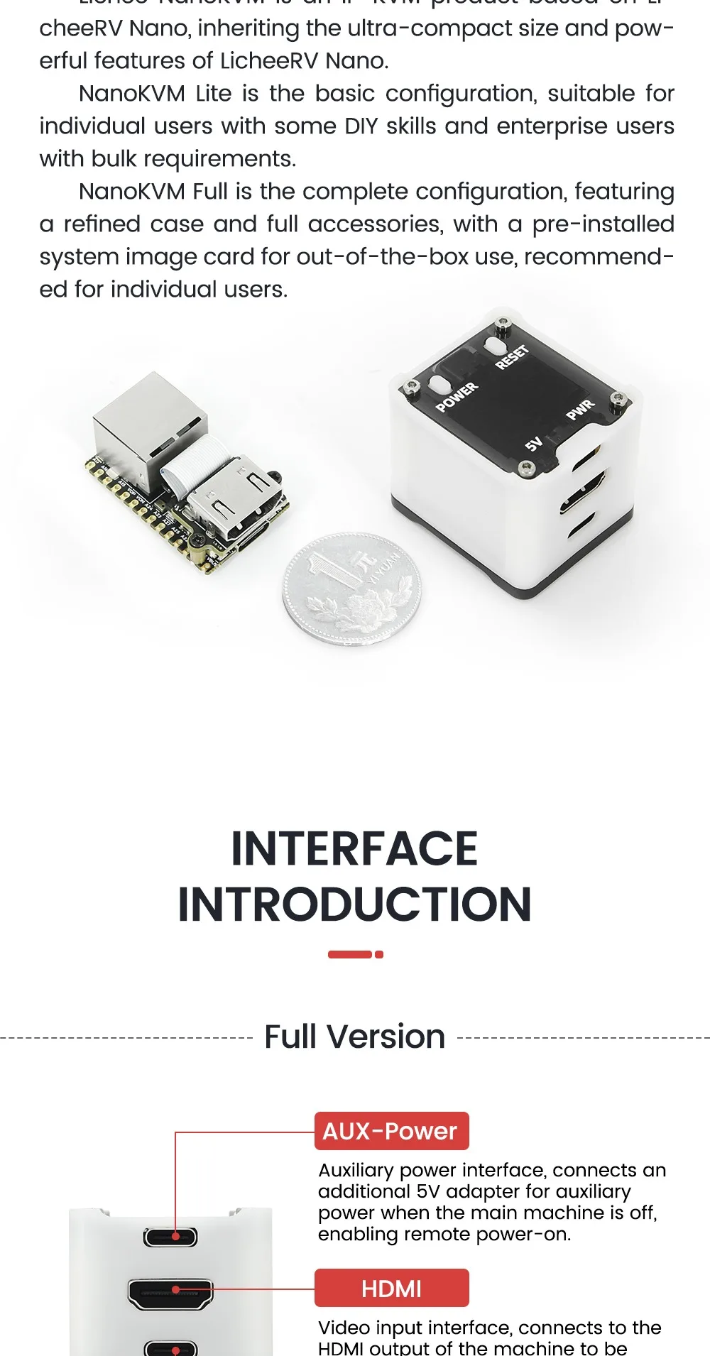 Sipeed NanoKVM PiKVM 迷你远程控制操作维护服务器 Raspberry Pi 支持串口控制和远程启动| Alibaba.com