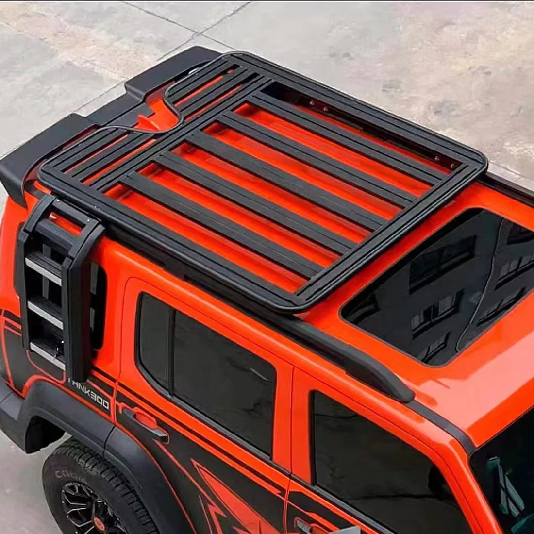 MX Aluminum alloy Car Roof Racks Roof Luggage Basket Side Ladder For ...