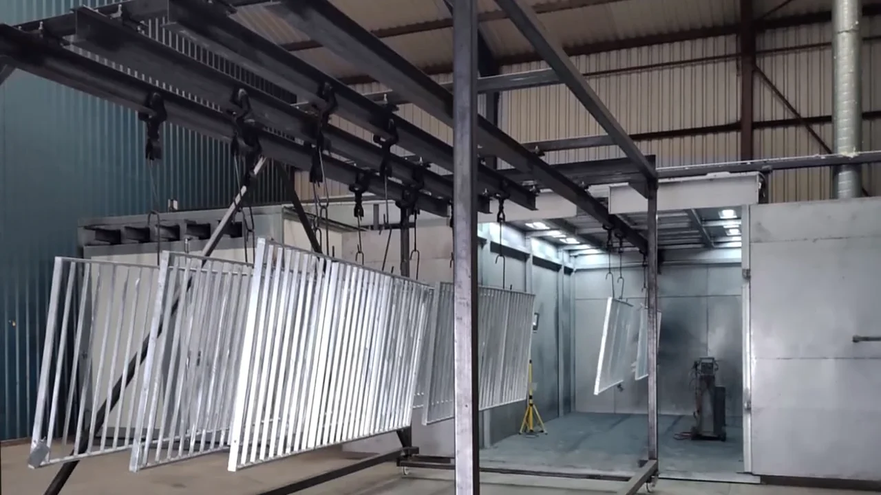 Aluminum Profile Powder Coating Plant Production Line - Buy Aluminum ...
